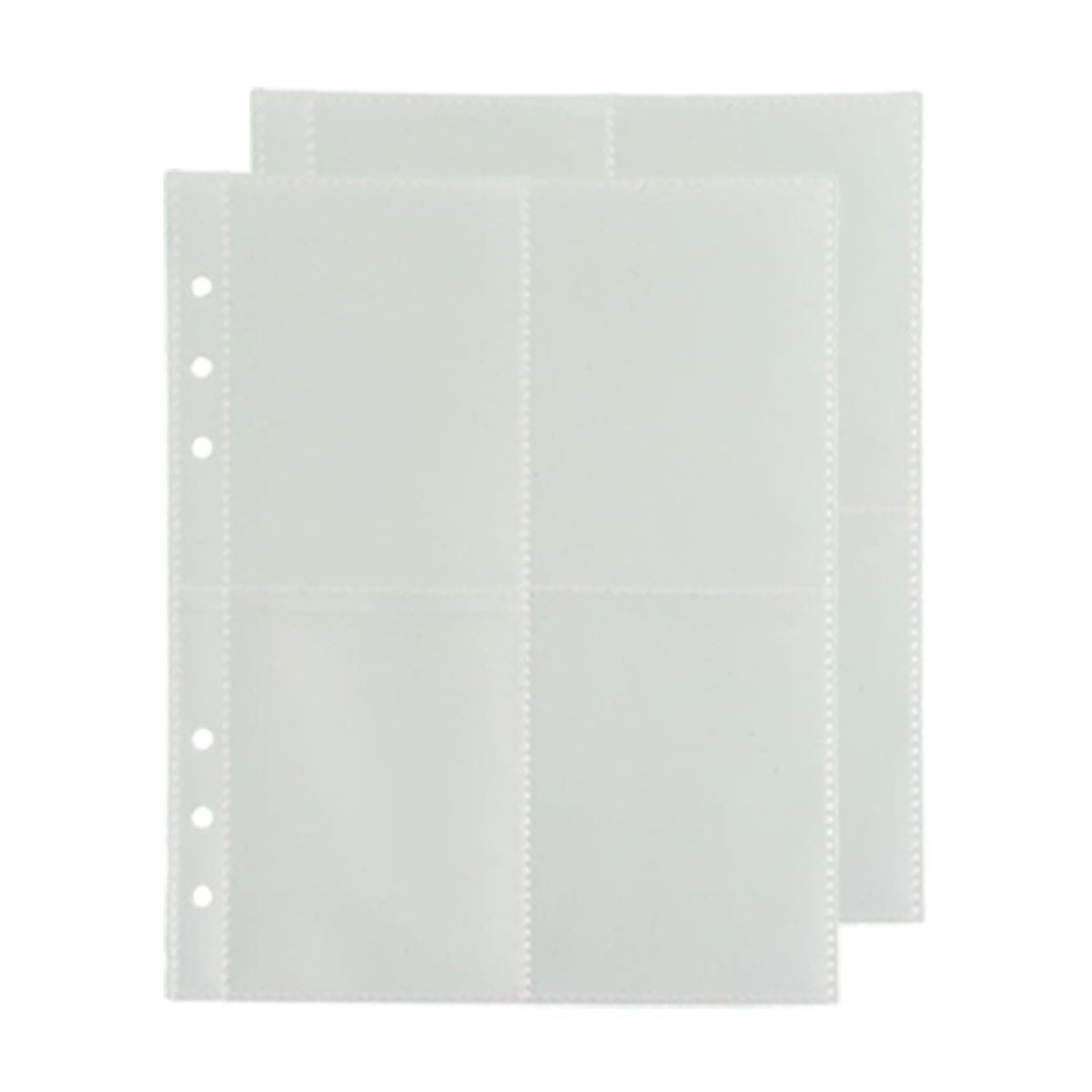 2 pcs Transparent Booklet album plastic binder sleeves pocket photo ...