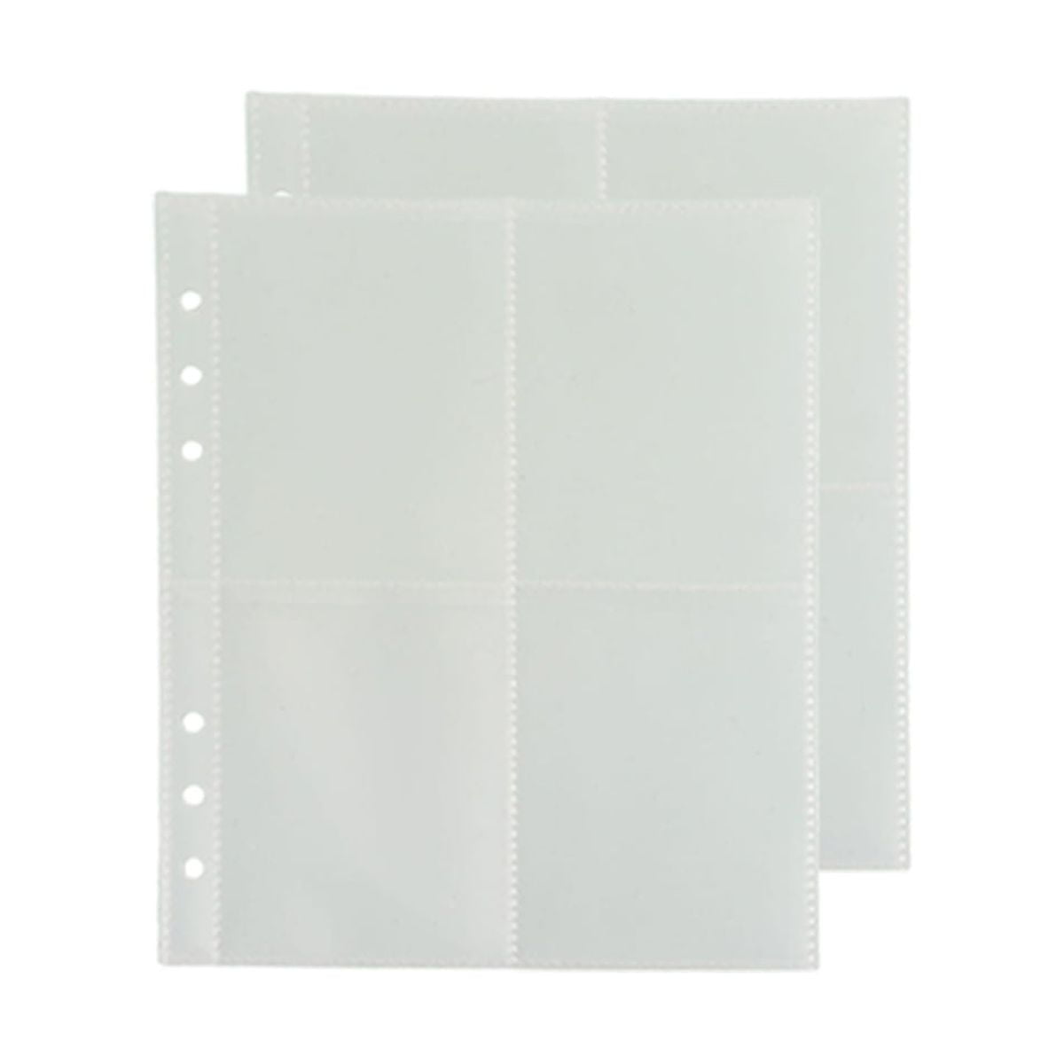 2 pcs Transparent Display Booklet scrapbook photo album plastic binder ...