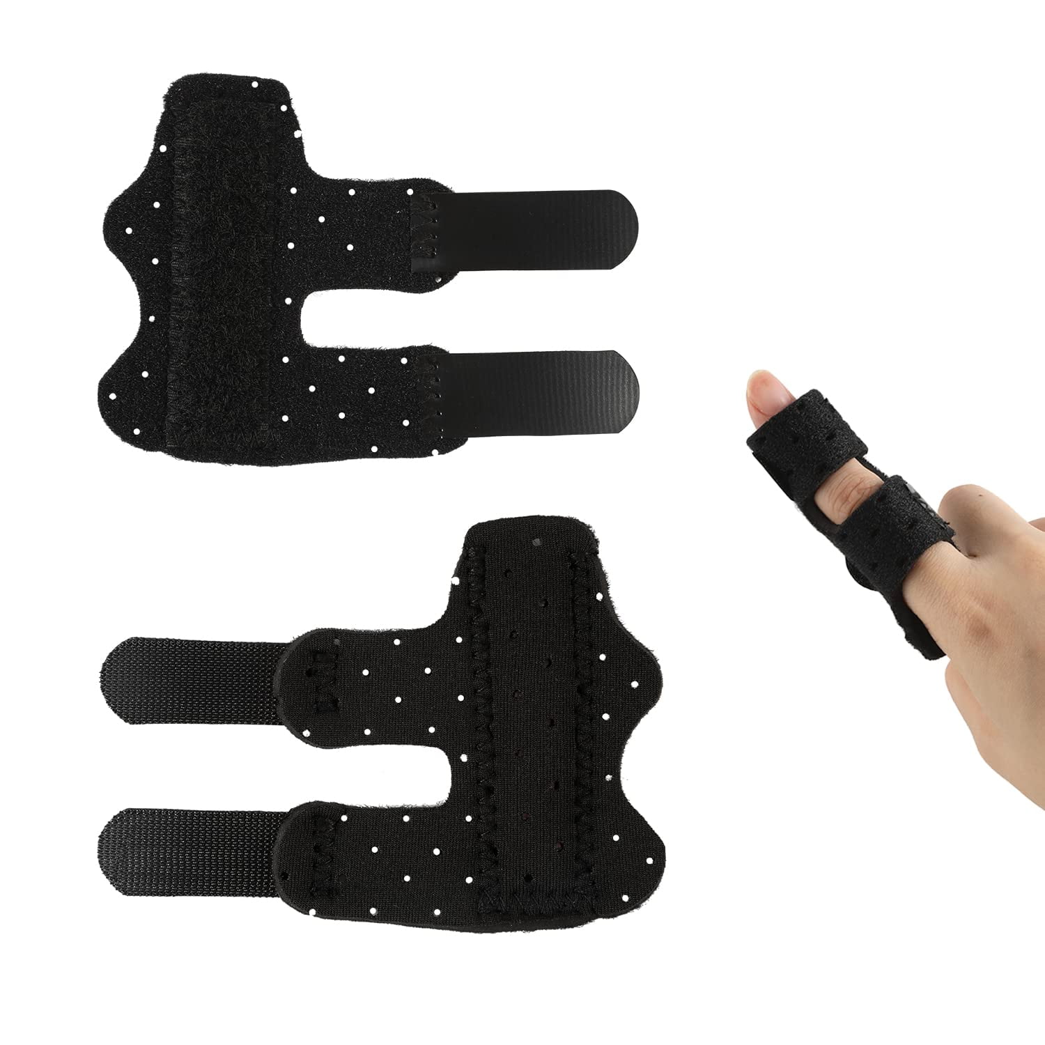 2 pcs Trigger Finger Splints, Composite Cloth Finger Brace for Broken ...
