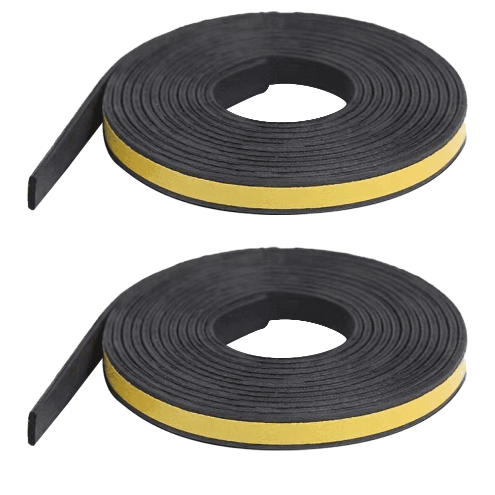 2 pcs Weather Stripping Adhesive Foam Tape Soundproof Weatherproof ...