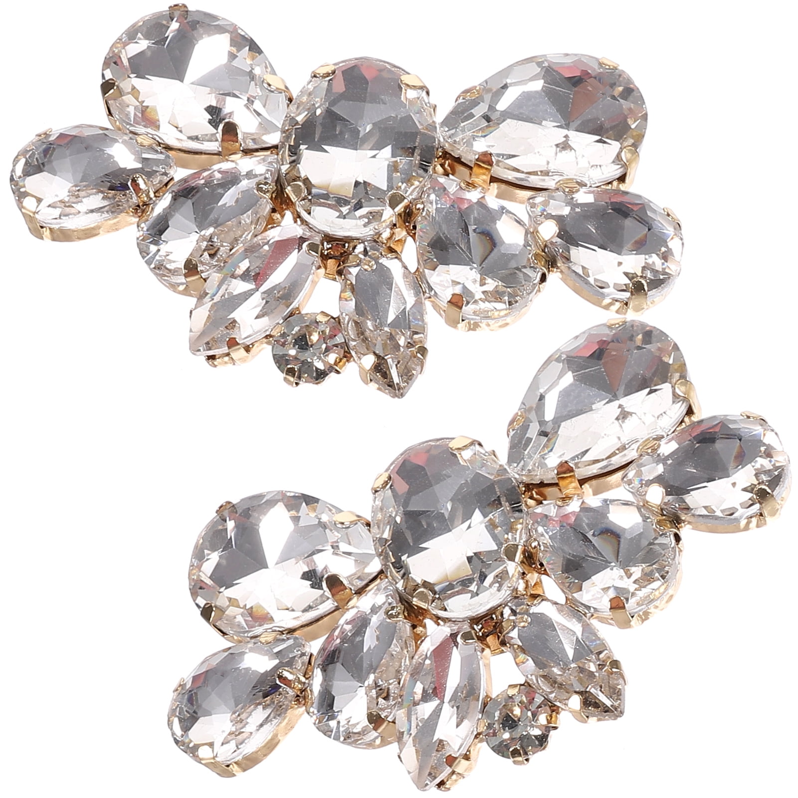 2 pcs Wedding Shoe Clips Removable Shoe Charms Decorative Shoe Buckle ...