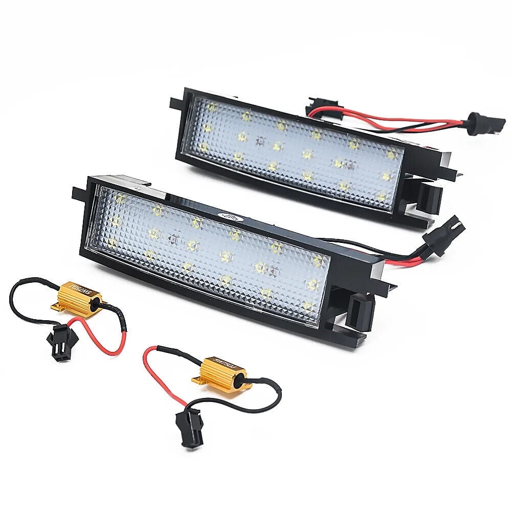 2 pcs. White LED License Plate Light For Toyota Corolla Rav4 2 3 4 XA40 ...