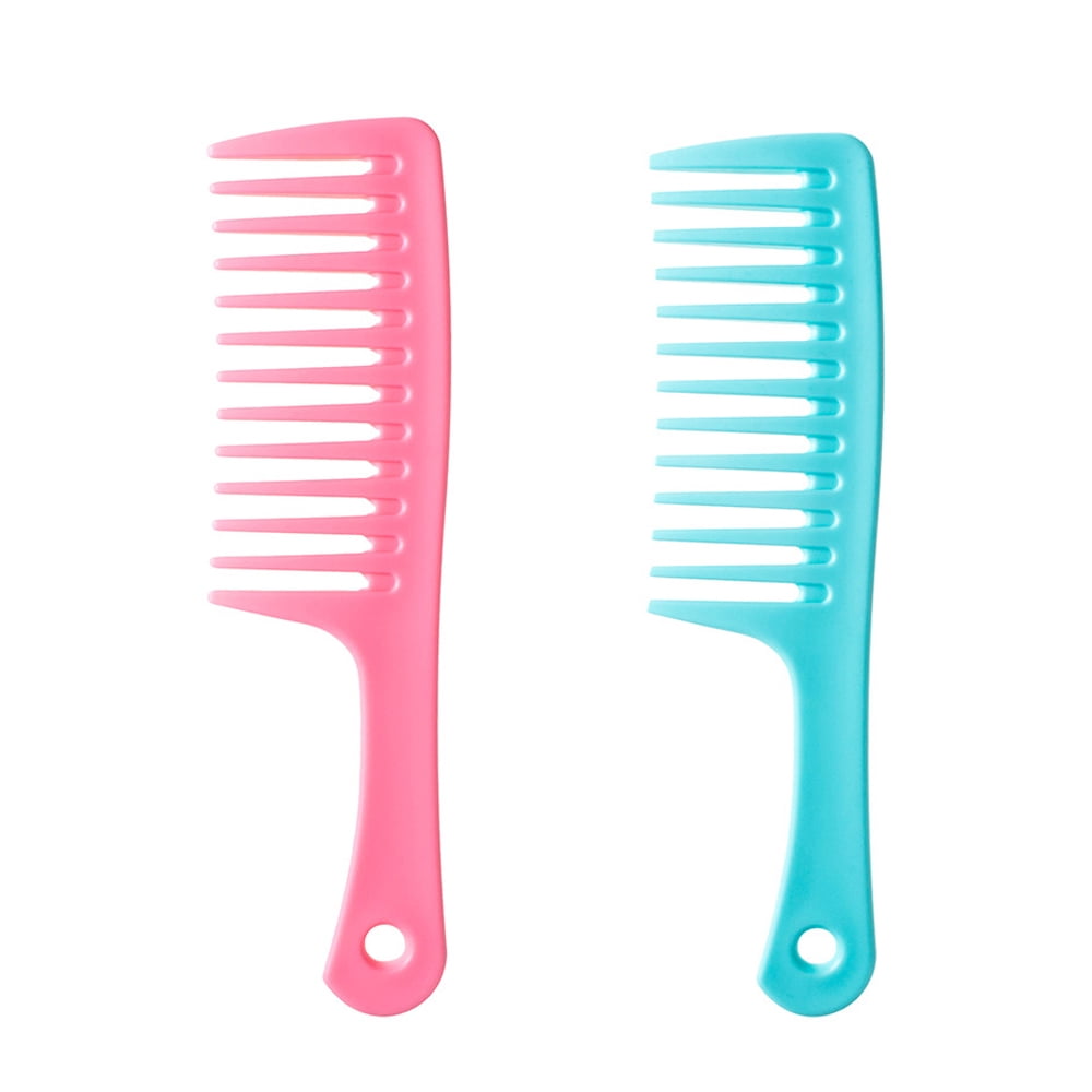 2 pcs Wide Tooth Comb for Curly Hair,Long Hair,Wet Hair,Detangling Comb ...