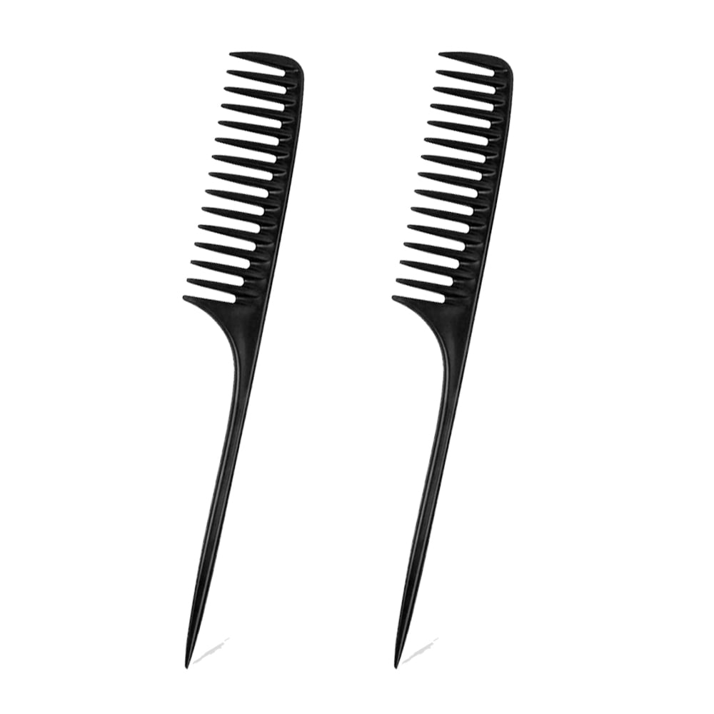 2 pcs Wide Tooth Comb for Curly Hair,Long Hair,Wet Hair,Detangling Comb ...
