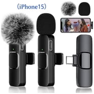 RONY Dual Wireless Lavalier Microphone for iPhone iPad Android with ...