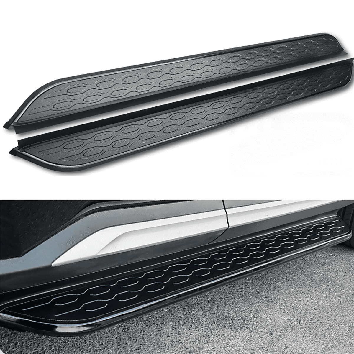 2 pcs fit for Genesis GV80 JX1 2021-2025 Running Board Aluminium Side ...