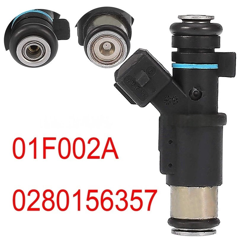 2 pcs fuel injector 01F002A 0280156357 for Peugeot 206 Renault Citroen ...