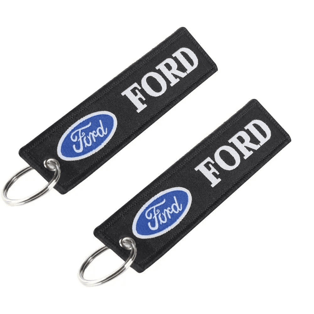 2 pcs in Set Ford Keychains Double Sided for Car, Motorcycles, Bike ...