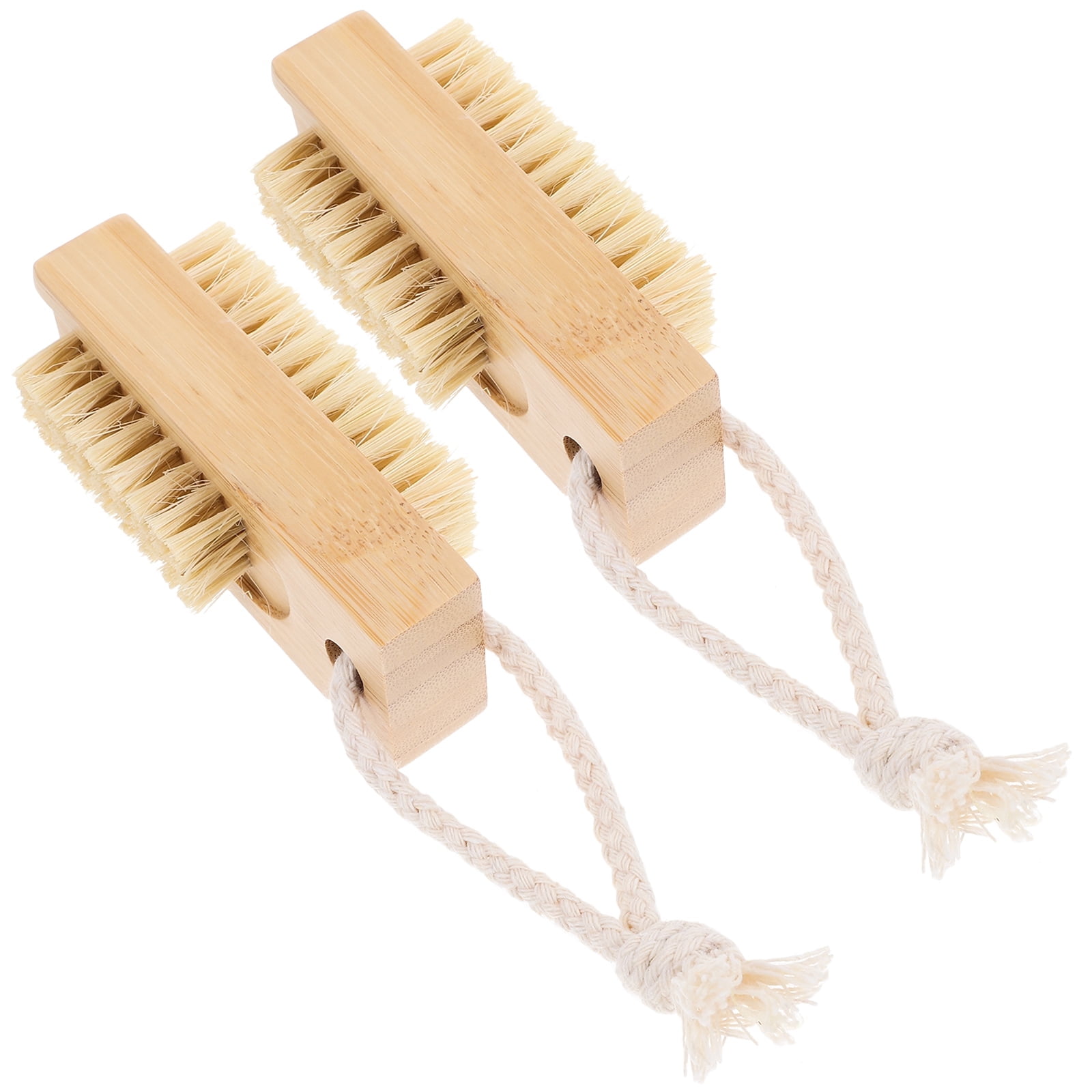 2 pcs nail scrub brush double sided brush nail art brush nail cleaning ...