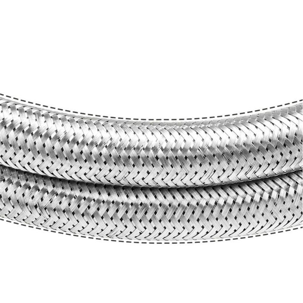 2 pcs propane hose,/4 inch male thread stainless steel braided propane ...