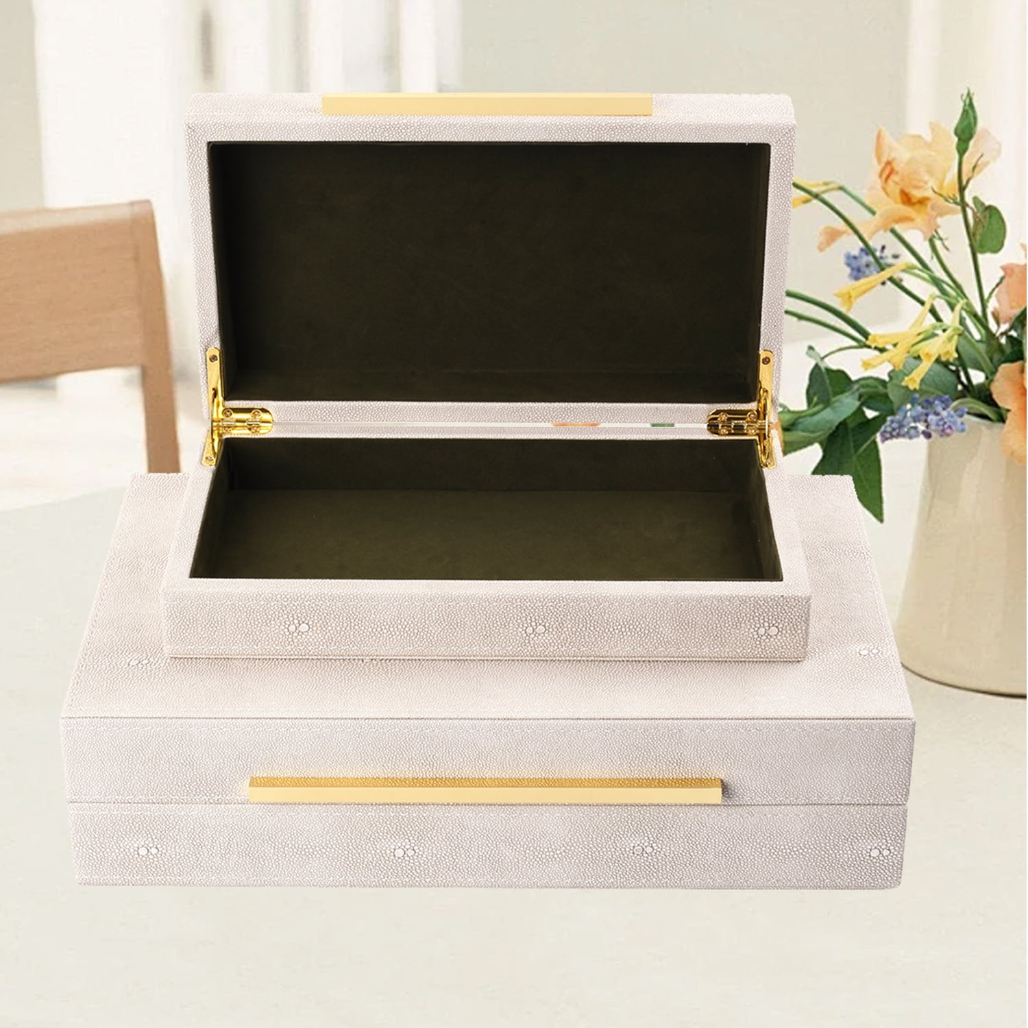 Decorative Boxes Ivory Accessories