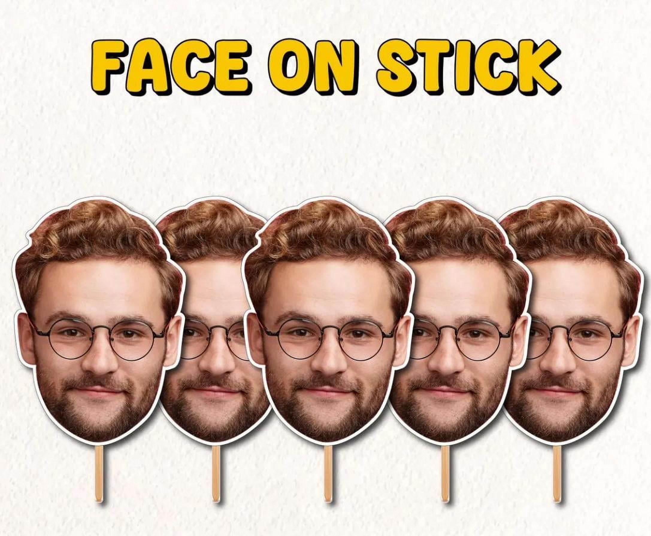 2 pcsBig Head Cutouts for Kids | Personalized Birthday Decorations ...