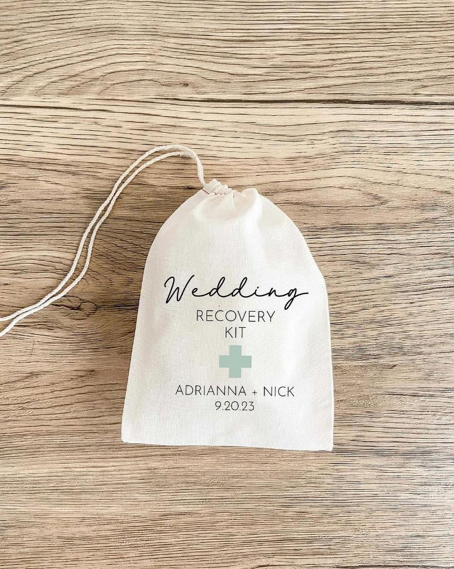 2 pcsMinimal Hangover Kit - Wedding Hangover Kit Bags - Wedding Favor ...