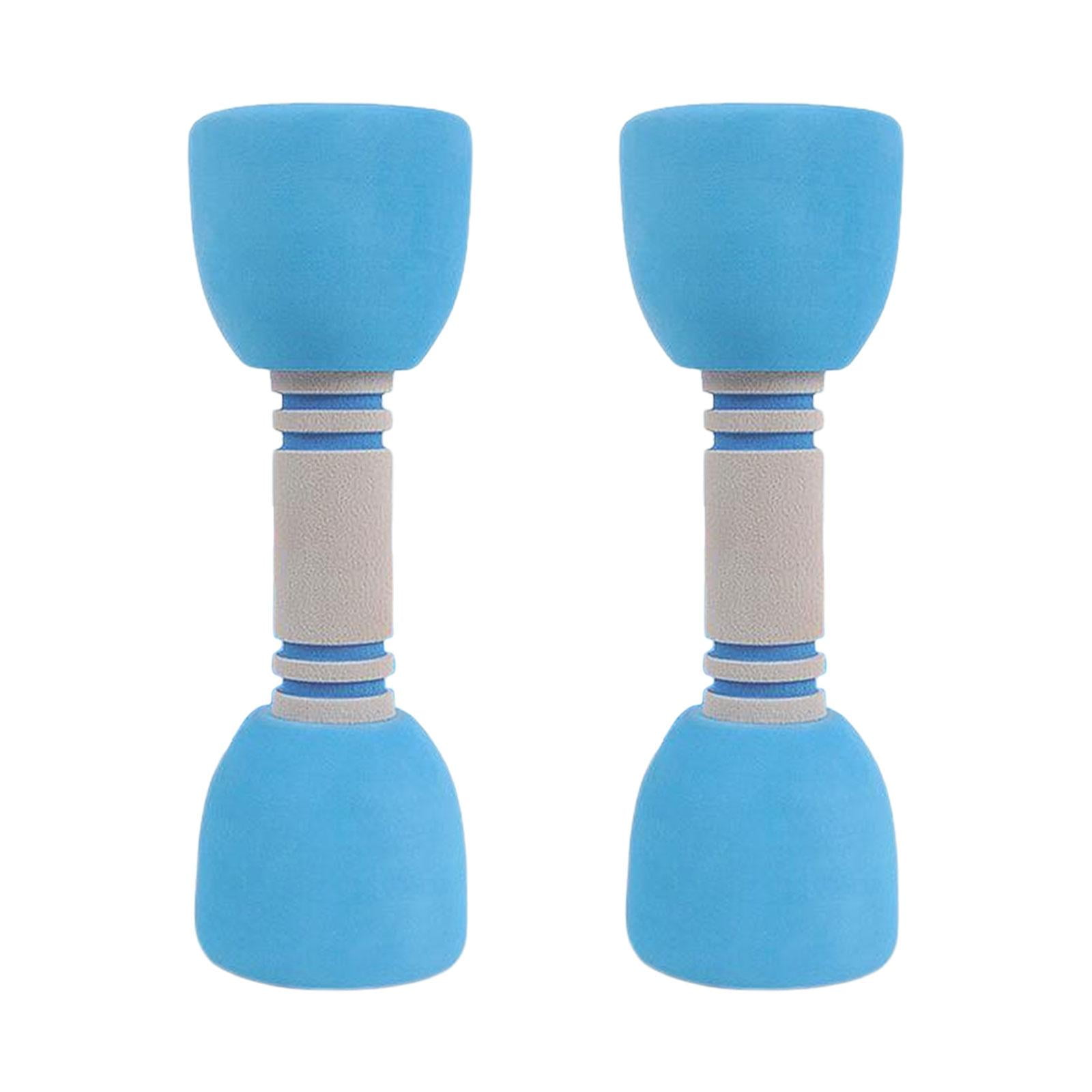2-piece Children's Dumbbell Set, Barbell, Children's Dumbbells, Absorbs Sweat, Non-slip EVA ...