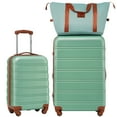 2-piece Luggage Sets with Bag, Carry On Hardside Luggage with TSA Lock ...