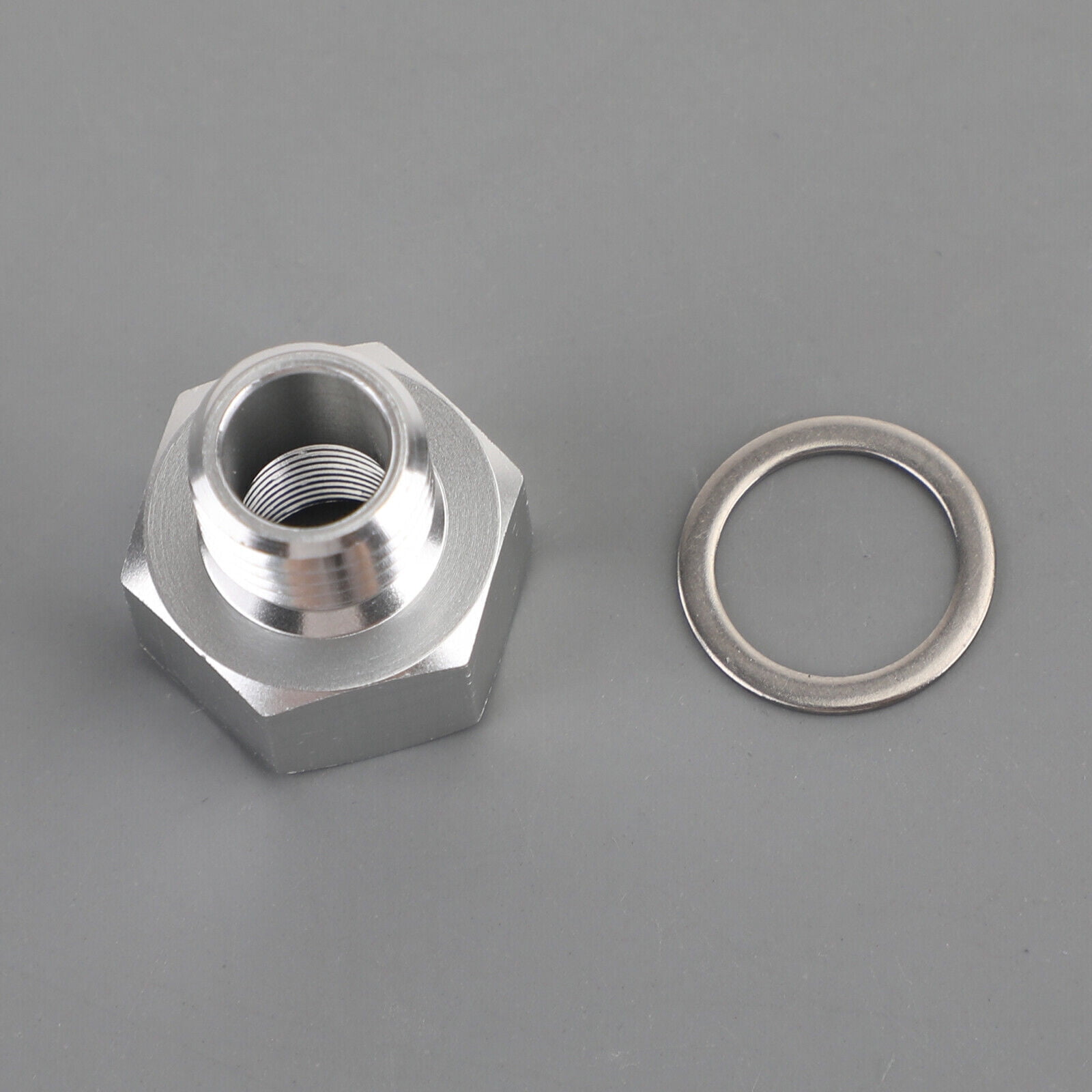 2-piece M12X1.5mm to 1/8Npt Gm Ls engine oil pressure sensor adapter ...