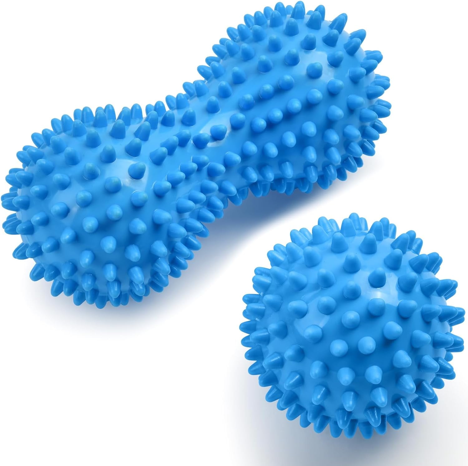 2-piece Spiked Massage Ball Set, Deep Tissue Massage and Myofascial ...