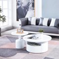 2-piece White Table Set / Suits Different Living Scenes / Withstand ...