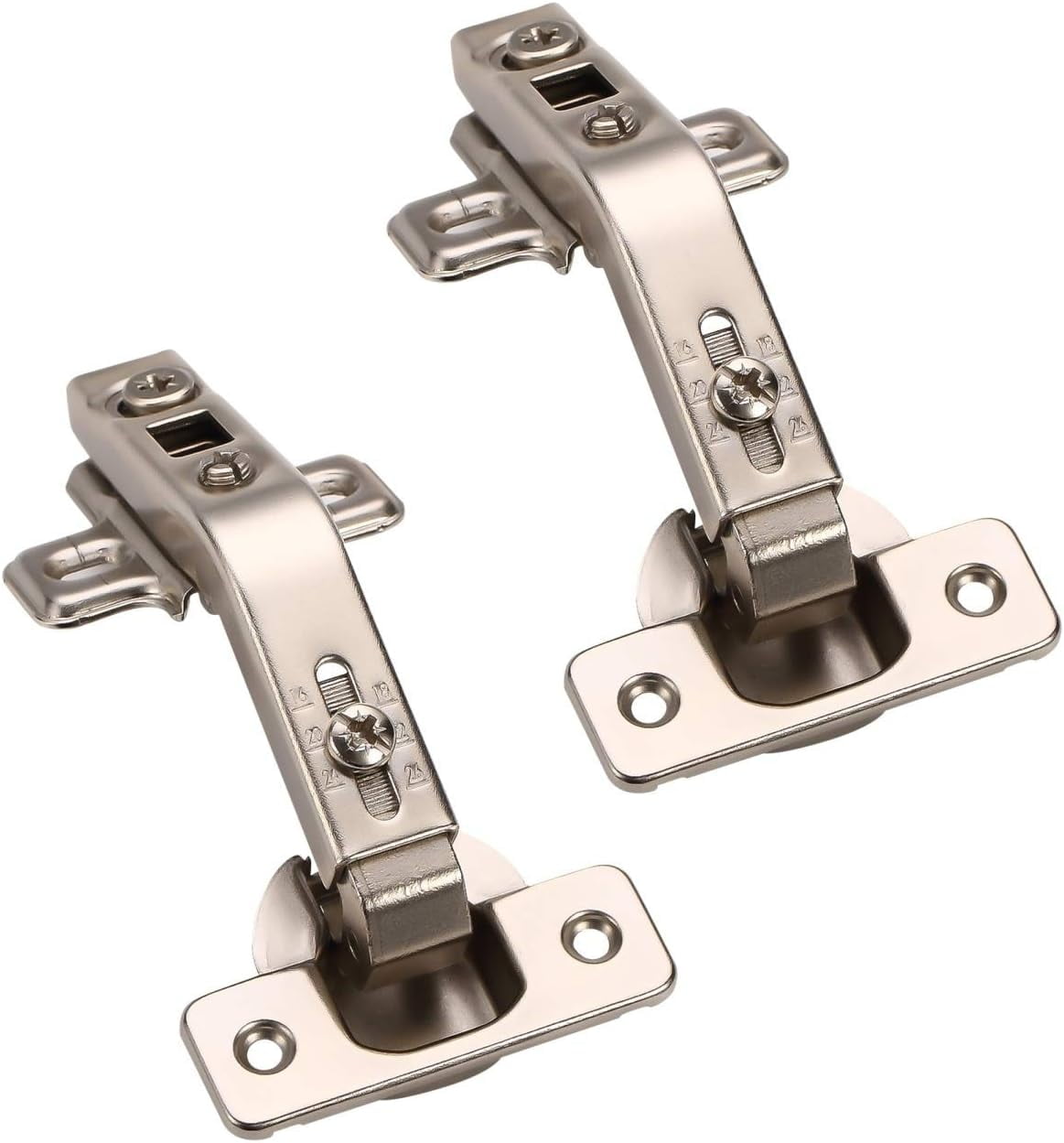 2-piece cabinet door hinge, 135 degree curved angle cabinet hinge, pot ...