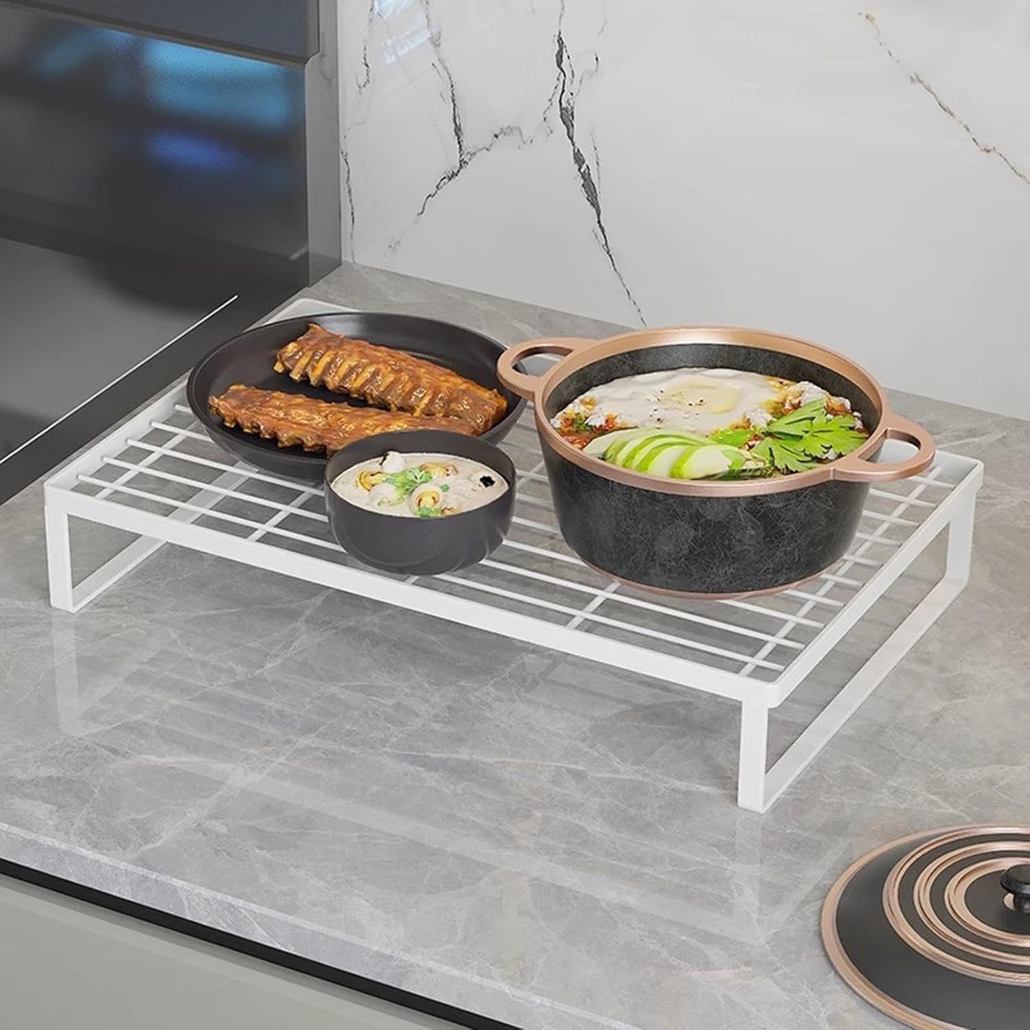 2 piece household storage rack, multi-purpose storage rack, cabinet ...