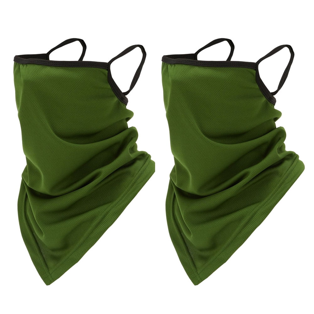 2-piece multi-functional triangular towel outdoor riding mask ear mask ...