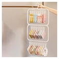 2-piece multi-layer folding drying rack with 26 strong clips for ...