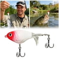2-piece propeller-style lure with a rotating propeller blade at the ...