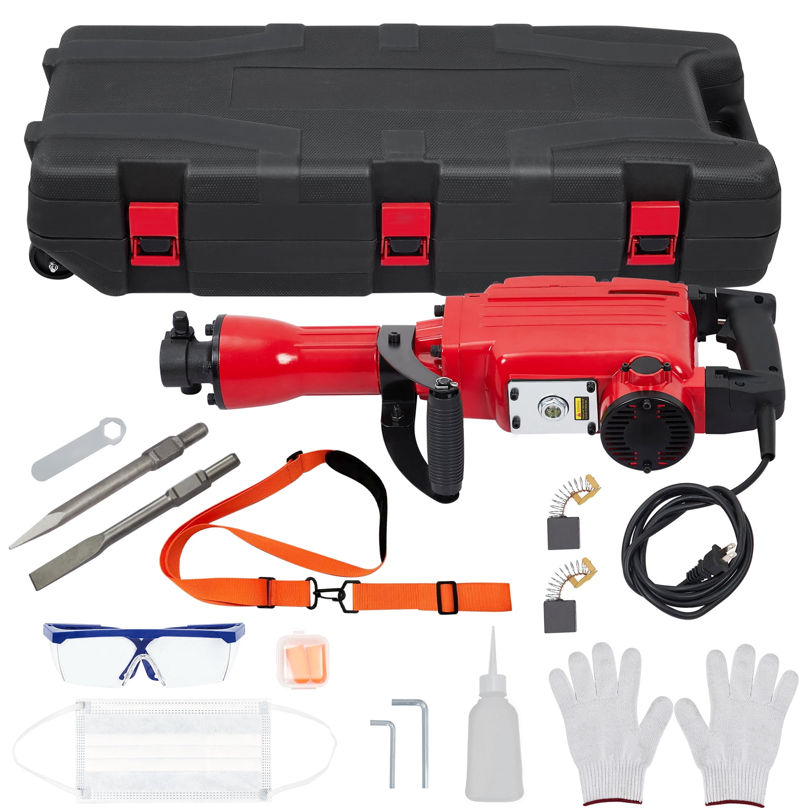 2-piece set 65A 2200W 4 110 Hammer Drill 2200w Electric Demolition ...