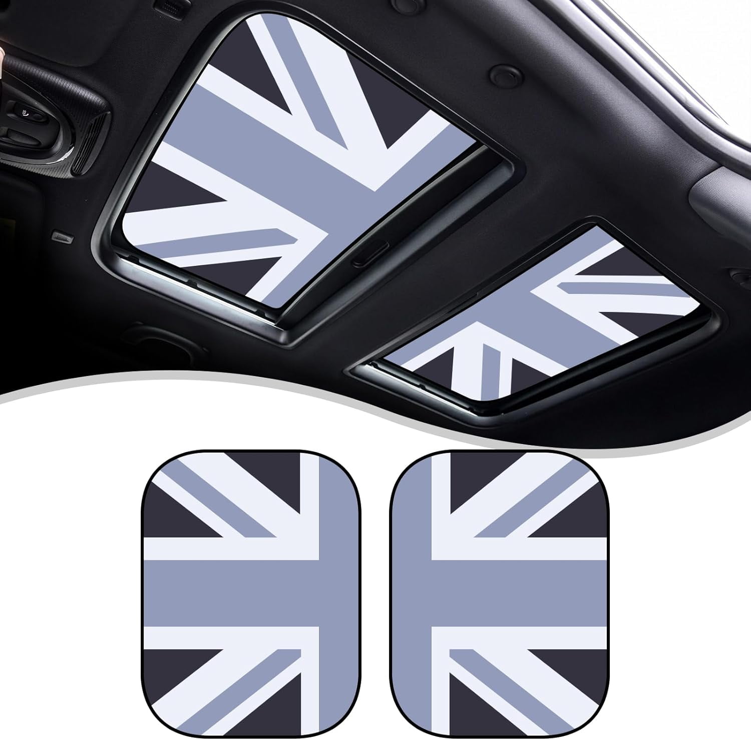 2-piece set Sunroof Sunshade Sun Shade Roof Cover Car Sunroof SUN Shade ...