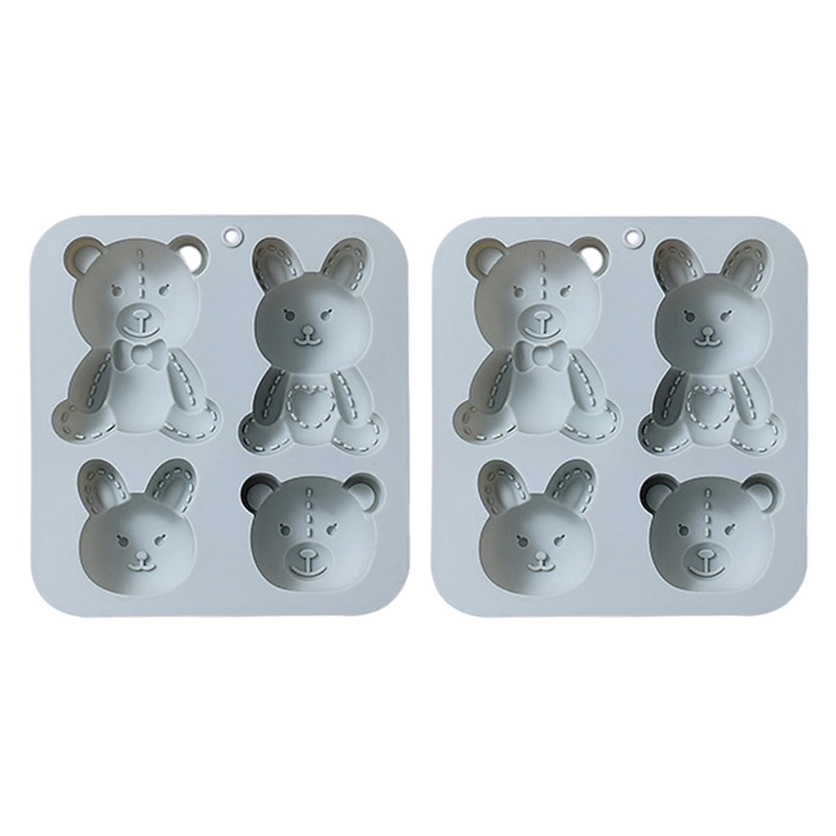 2-piece silicone mold, food-grade non-stick silicone baking, butter ...