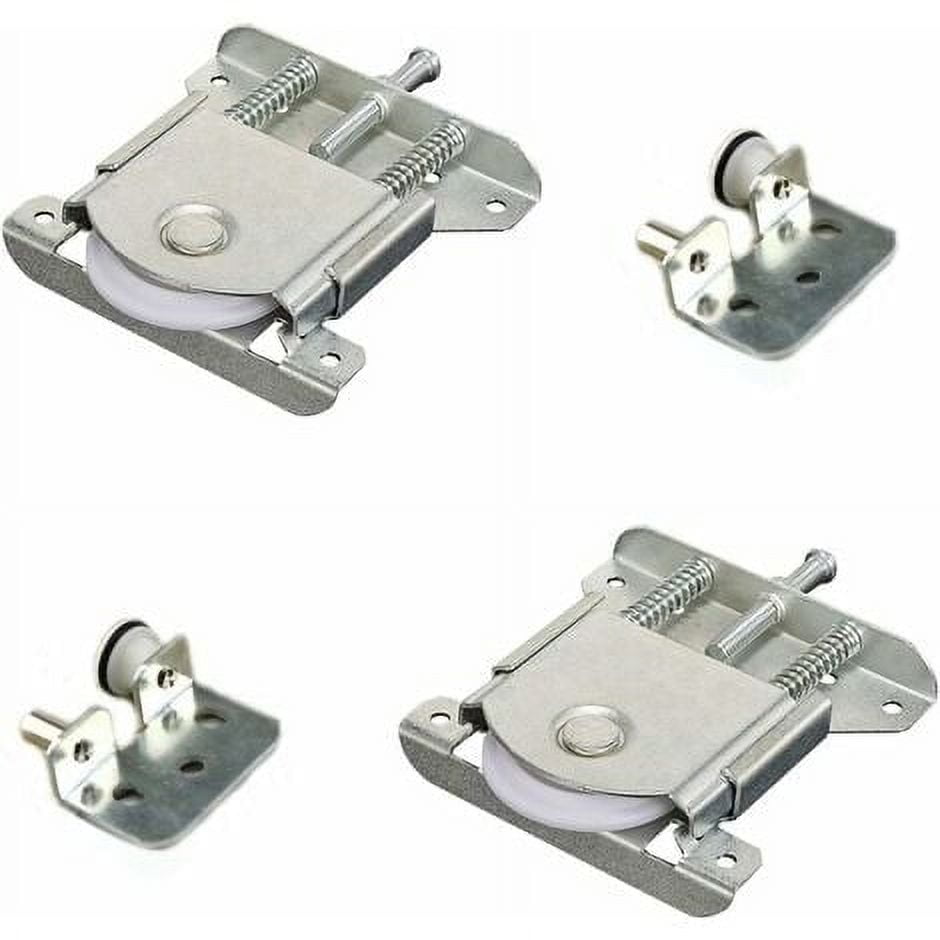 2-piece wardrobe caster sliding door guide rail ball bearing nylon ...