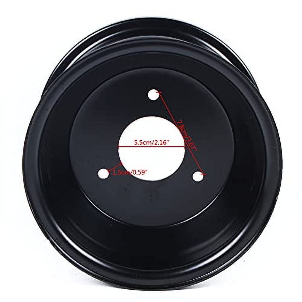 2 pieces 125cc ATV Wheel Tire Rim 7 Inch Rim 3 Holes Wheel Hub for Tire ...