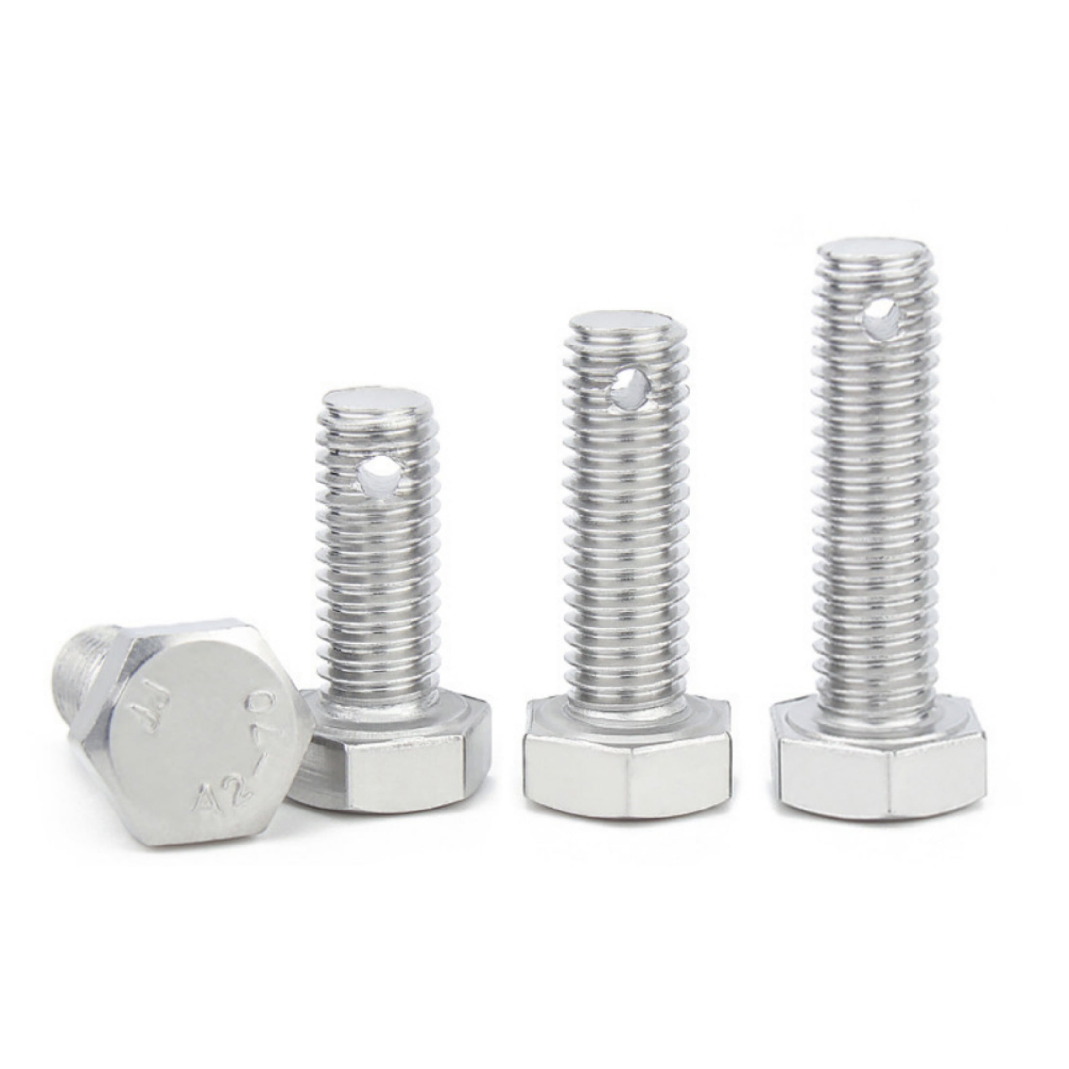 (2 pieces ) 304 Stainless Steel Outer Hexagon Shank Punching Bolts ...