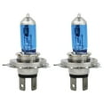 2 pieces H4 Headlight Bulb 12V 90W, Super White Halogen Lamp 5600K (H4 ...