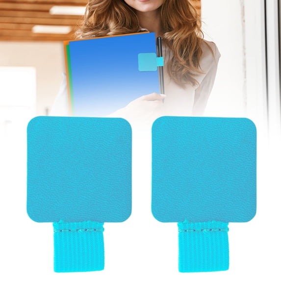 2 pieces Pen Loop Self-Adhesive Leather Pen Holder for Notebook, PU ...