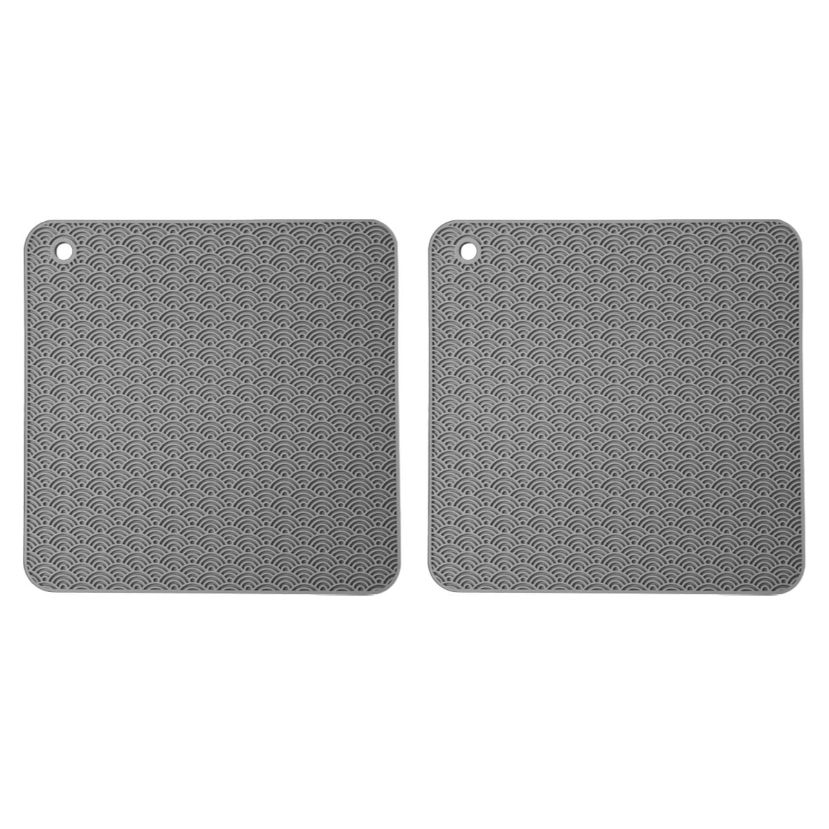 2 pieces of new insulating mat square kitchen pot mat simple anti ...