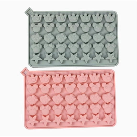 2 pieces silicone cartoon animal gummy mold bunny carrot candy ...