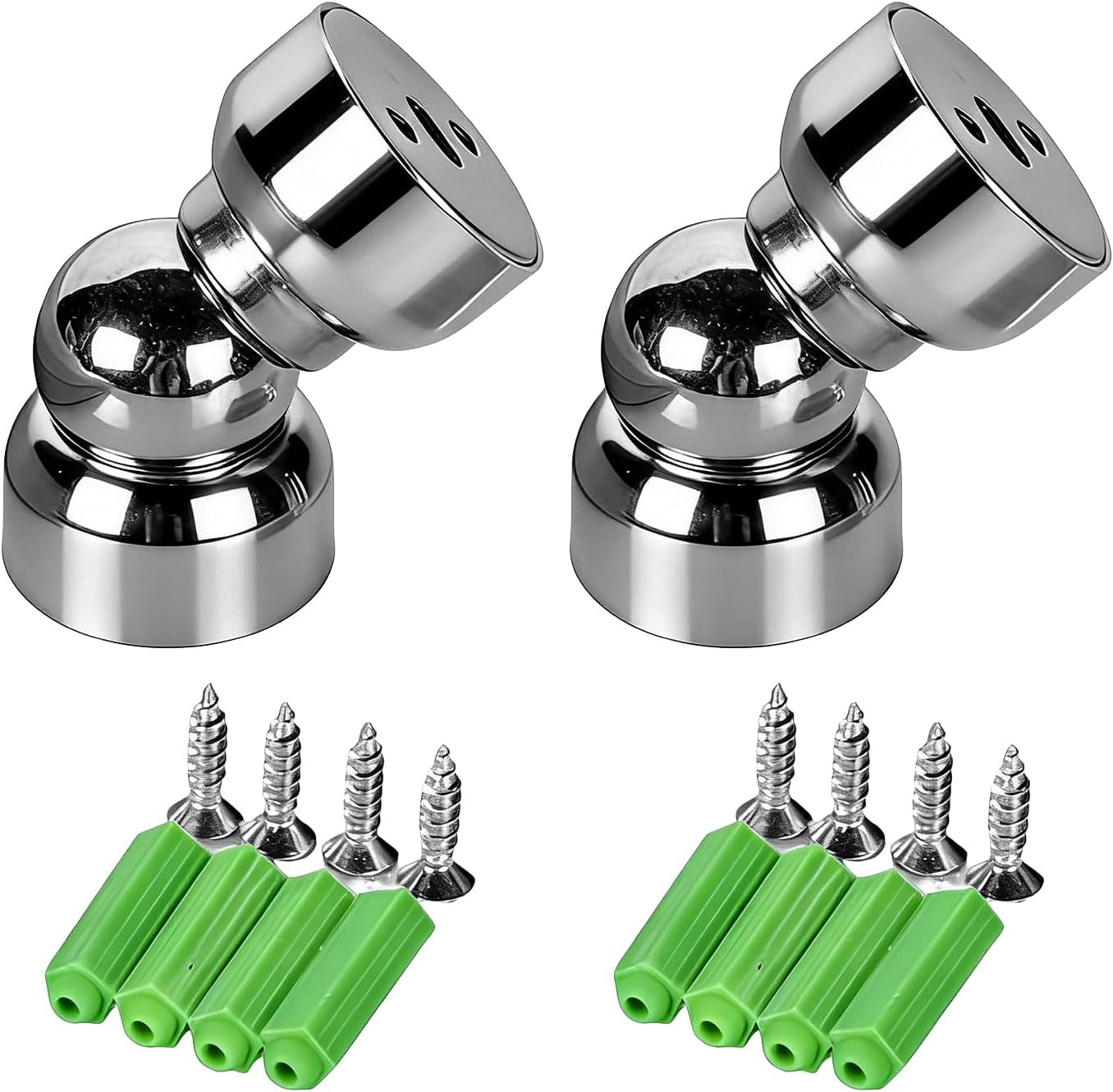 2 pieces stainless steel magnetic door stop - heavy duty magnetic door ...