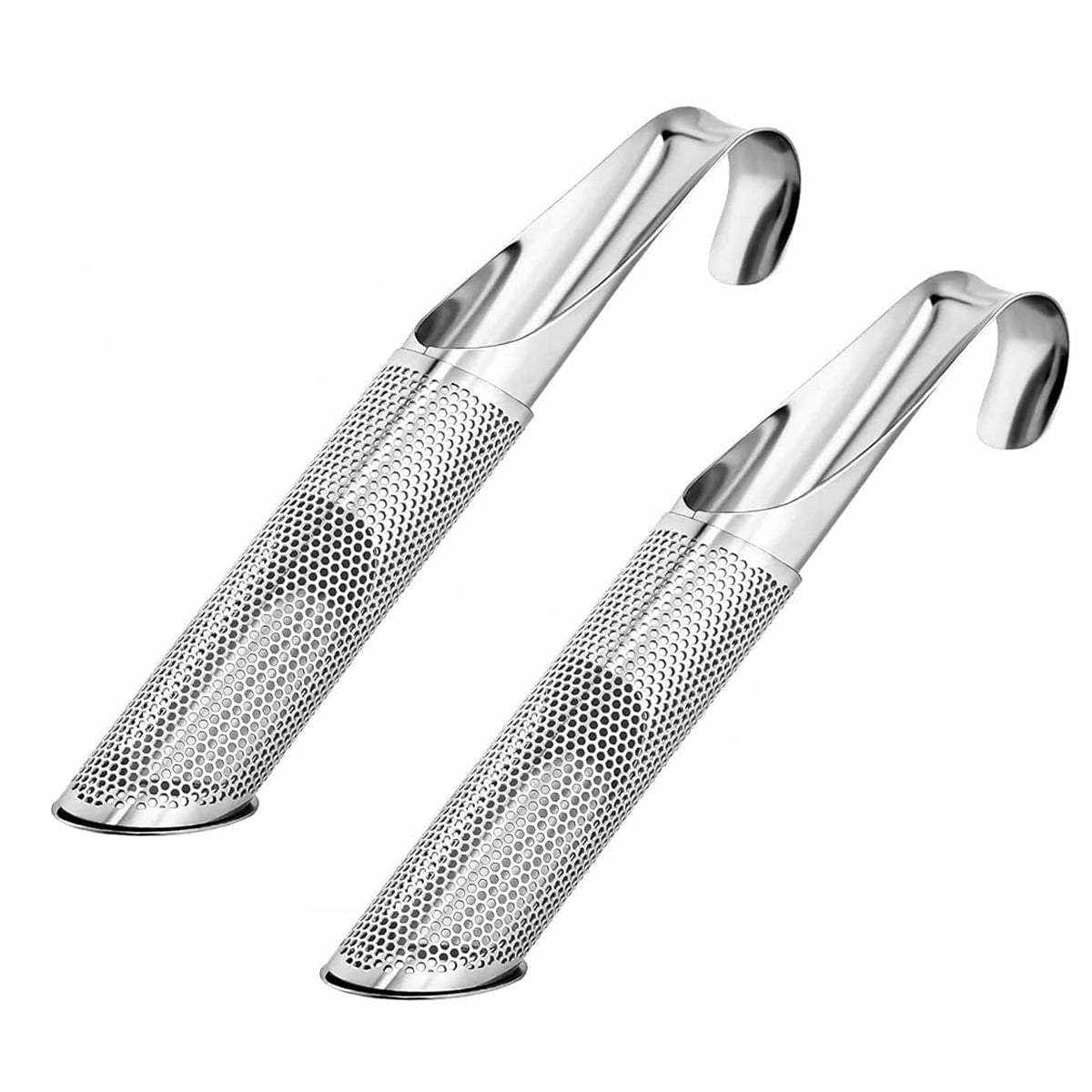 2 pieces of stainless steel tea strainer, fine mesh tea strainer with ...