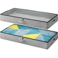 2 pieces of storage container under the bed, 4.5 inches high and low ...