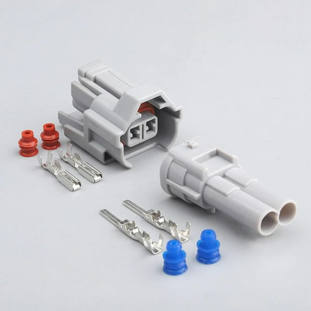 2-pin EV1 car EV6 fuel injector waterproof connector 6189-0553 6180 ...
