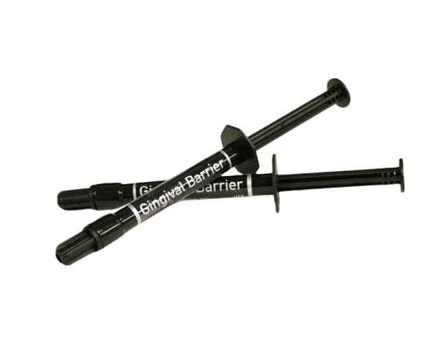 2/pk Dental Gingival Barrier Refill Kit 1.2ml Light Curved Resin-Based ...