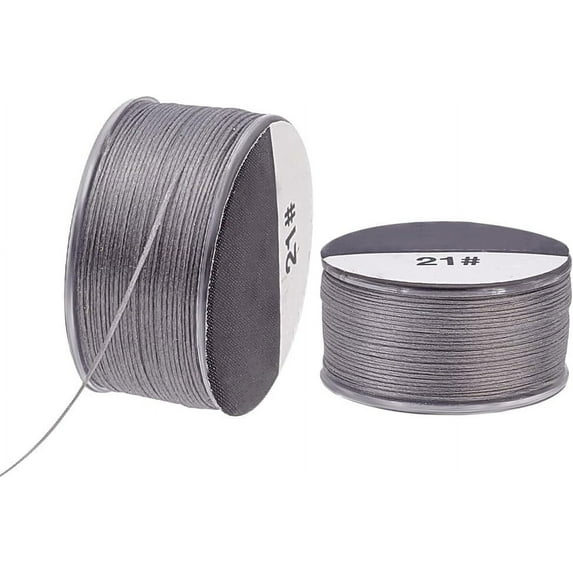 2 roll Nylon Beading Thread Seed Bead Thread Nylon String for Jewelry ...