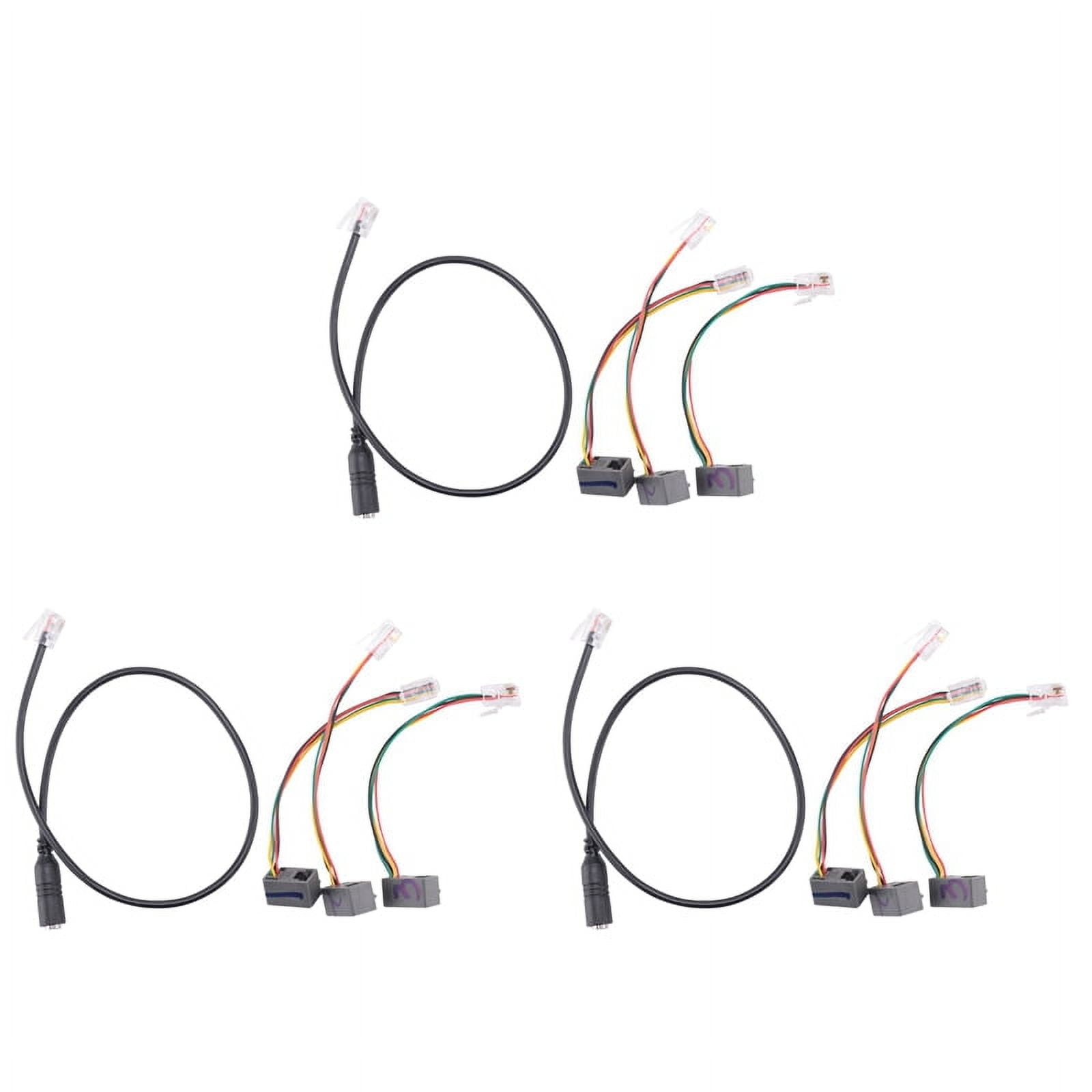 9x 4P4C RJ9 Cable,3.5mm Smartphone Headset to RJ9 Adapter Cable,Adapter ...