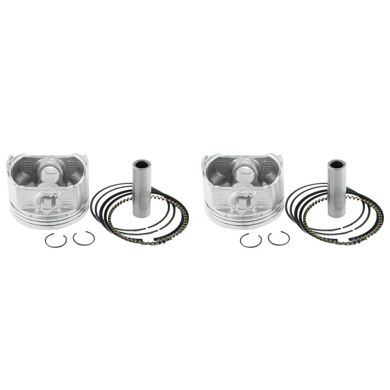 2 set 65.5MM Motorcycle Piston Ring 15MM Pin Ring Kit Cylinder Piston ...