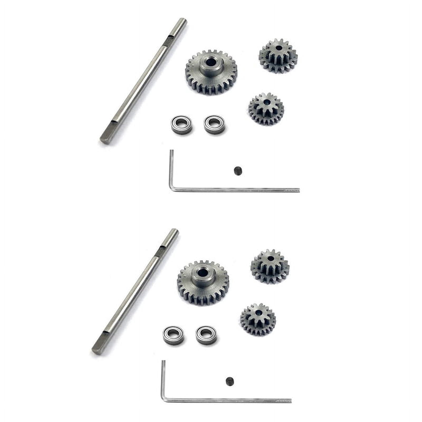 2 set Metal Transmission Gear with D Steel Gears Set for D12 1/10 RC ...