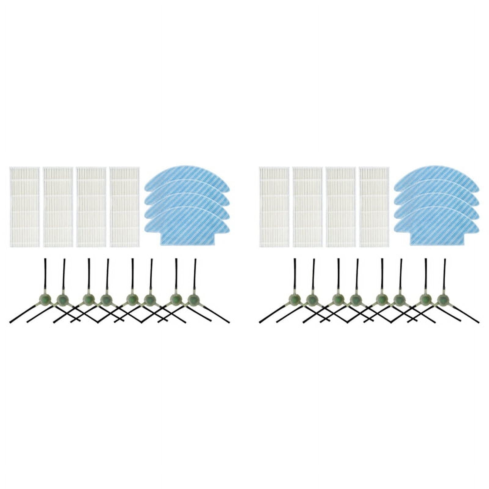 2 set Side Brush HEPA Filter Rag Cloth Mop Replacement for M210 M210S ...