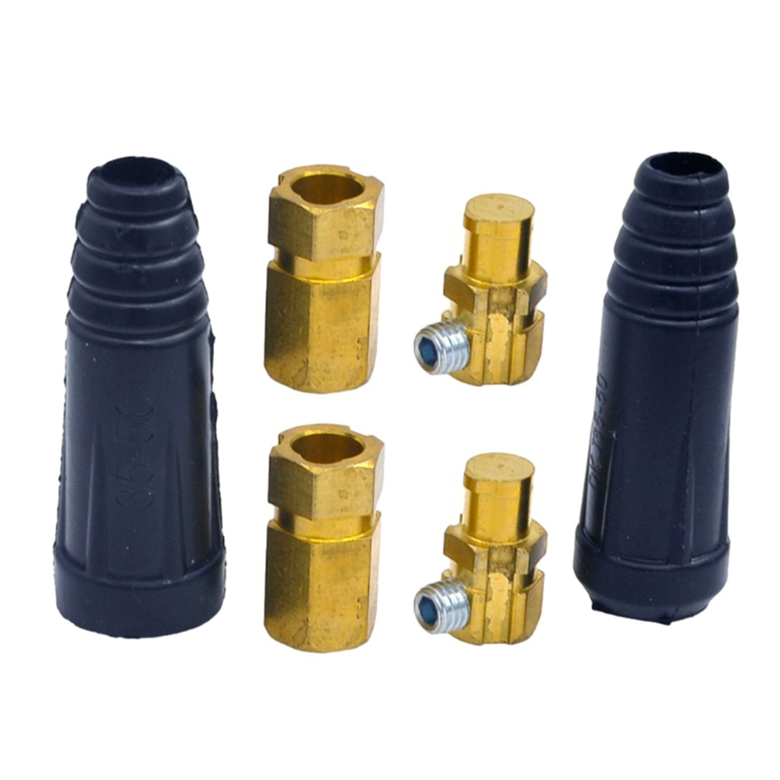 2 set Welding Cable Quick Connector Pair (200Amp-300Amp (#4-#1) 35-50 ...