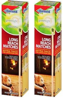 2 set - of 2 Pack Diamond Long Reach Matches 75 Count, Multi-purpose ...
