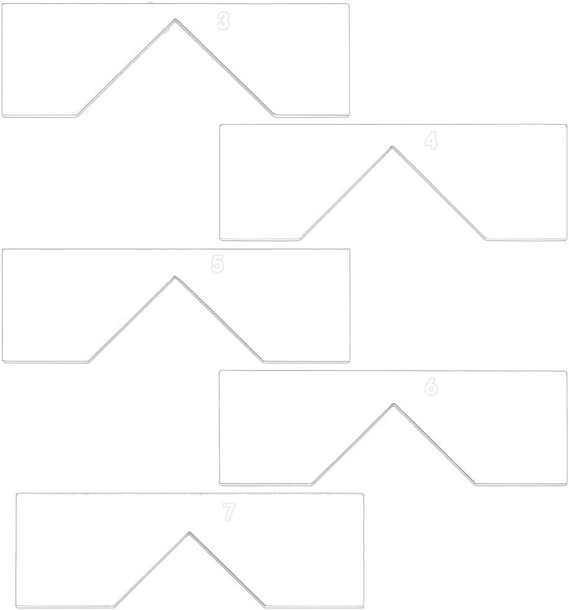 2 sets Acrylic Corner Beveling Tool Clear 20x60x2.6mm 5pcs/set ...